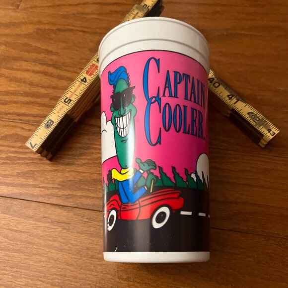 Dining | Vintage Captain Cooler Cup Retro Plastic Cup Pepsi Dr Pepper ...